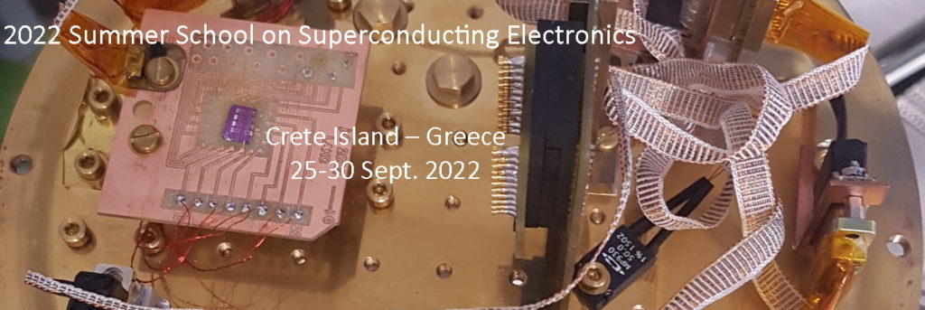 2022 Summer School on Superconducting Electronics – This school is ...